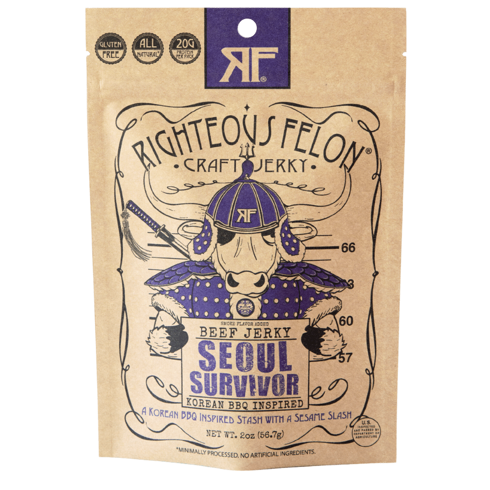 Korean BBQ Jerky - Seoul Survivor | Righteous Felon – Righteous Felon ...