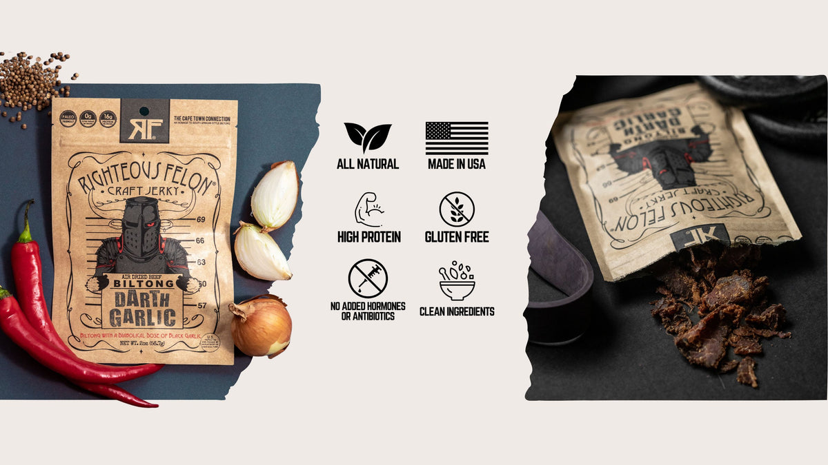 Darth Garlic Biltong – Righteous Felon Craft Jerky