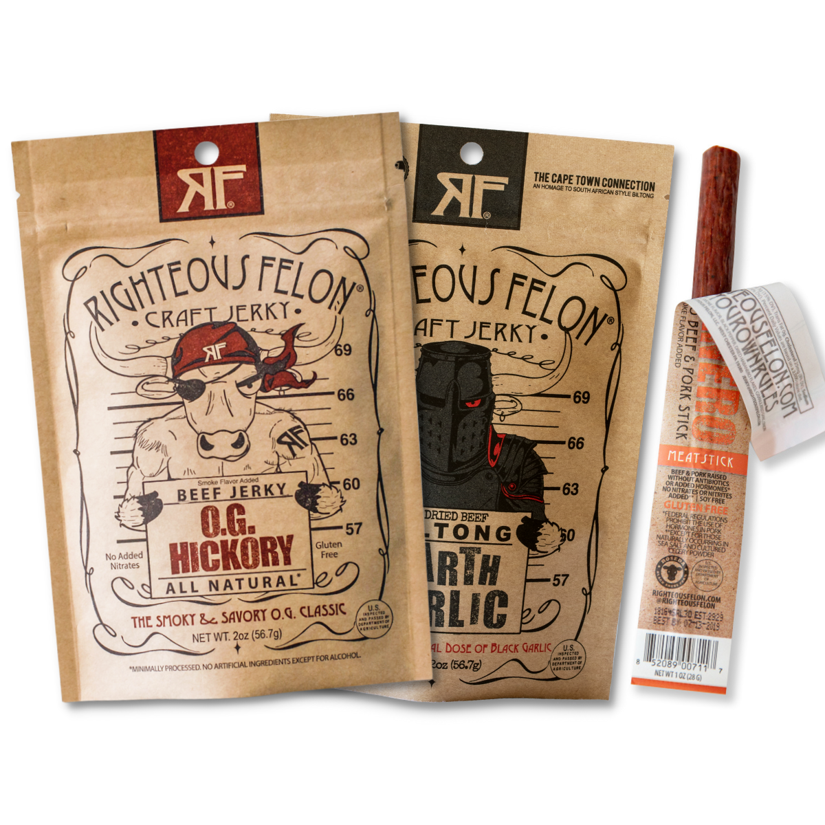 O.G. Hickory Beef Jerky - Classic Flavor | Righteous Felon